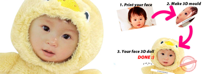 Bhm-518 baby face diaper cake - Little Flower Hut #1 Singapore Online ...