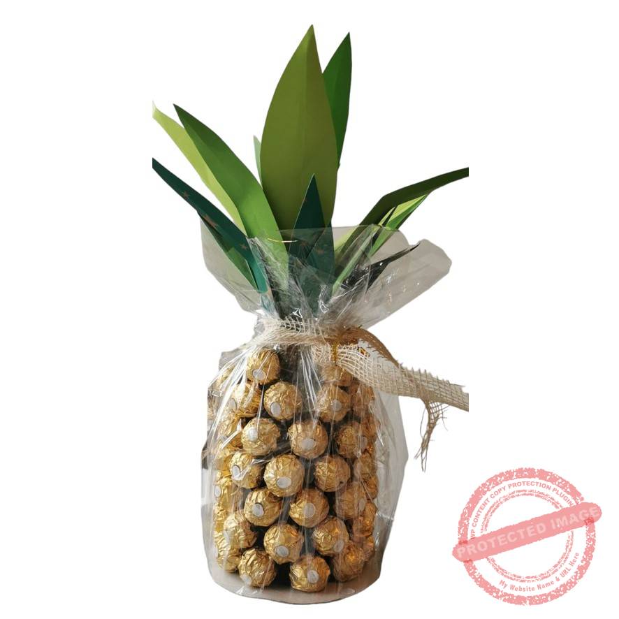 HBC-122 Pineapple Ferrero Rocher Bouquet - Little Flower Hut #1 ...