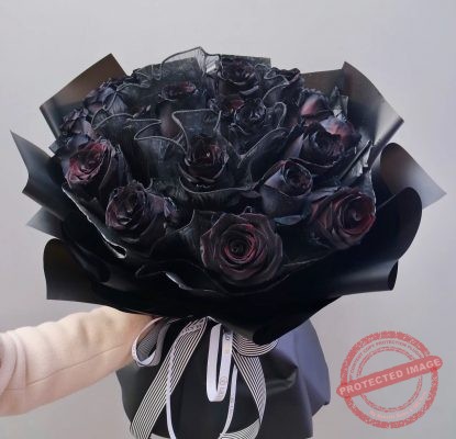 Super Black Roses and Flowers Delivery | Black Rose Bouquet Delivery