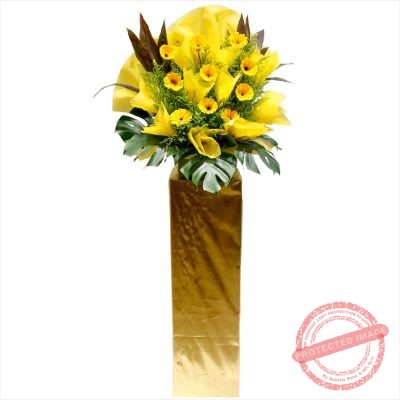 OP-143 Congratulatory Flower Stand - Unity - Little Flower Hut #1 ...