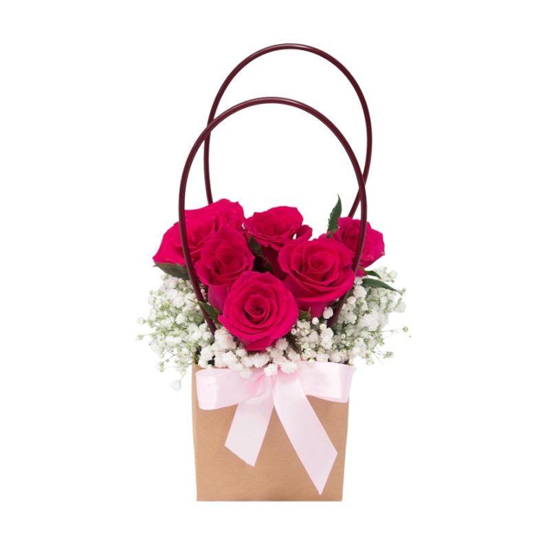 FB-21 SHOCKING PINK FLOWER BAG - Little Flower Hut #1 Singapore Online ... FB-21 SHOCKING PINK FLOWER BAG - Little Flower Hut #1 Singapore Online ...